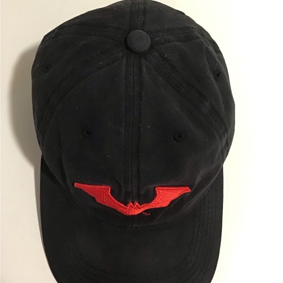 Accessories | The Barman Movie 222 Red Bat Symbol Promo Adjustable Cap ...